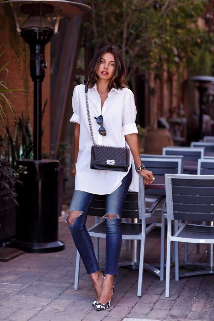 Jeans Blusa Blanca La Combinación Perfecta Effortless Chic